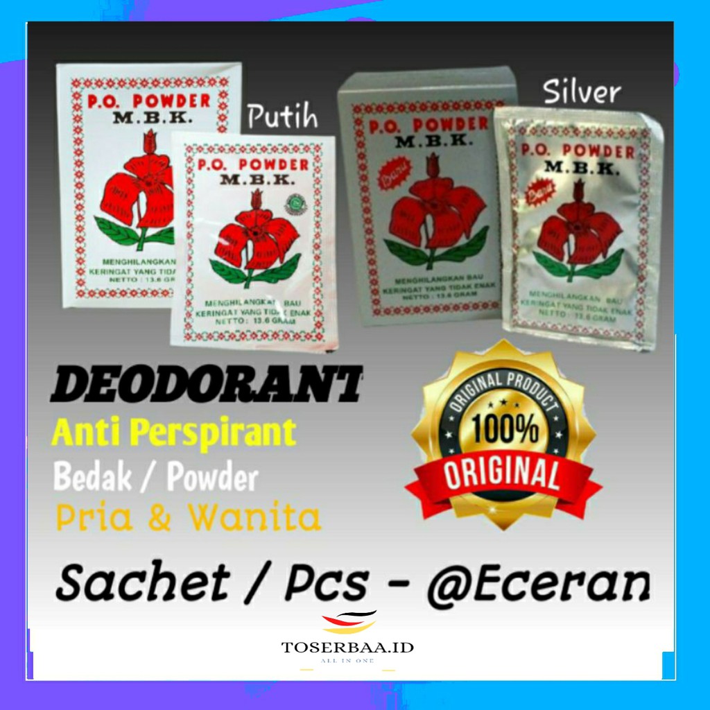 Jual MBK POWDER BEDAK DEODORANT | PUTIH & SUPER SILVER | SACHET / ECERAN | ORIGINAL | Shopee ...