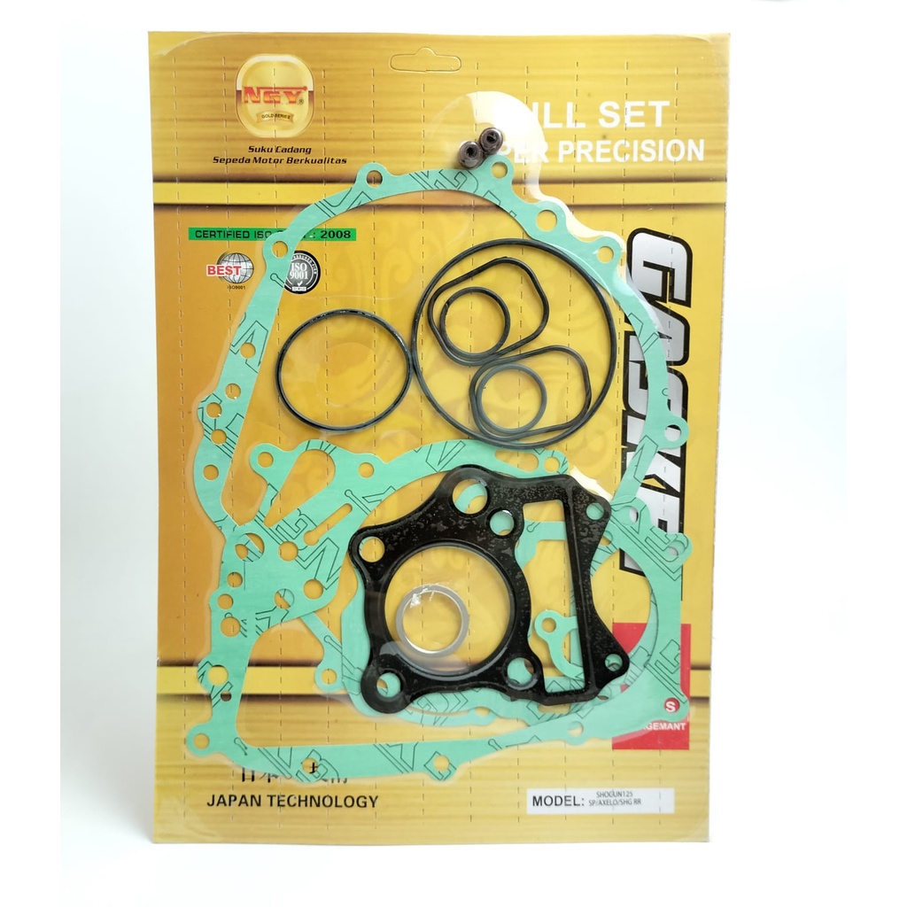Jual Packing Paking Fullset Gasket Full Set Suzuki Shogun 125 SP Axelo Shogun RR NGY Gold ...