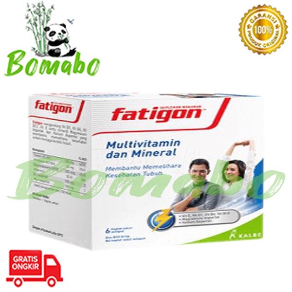 Jual Fatigon putih strip isi 6s / Multivitamin untuk kesehatan | Shopee ...
