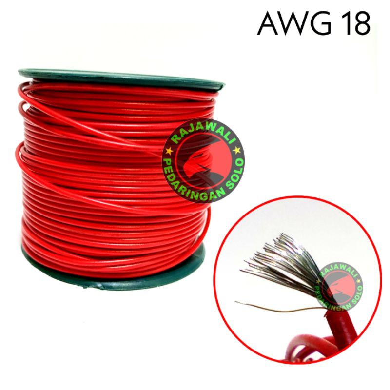 Jual KABEL AWG 18 KABEL SERABUT AWG18 Indonesia|Shopee Indonesia