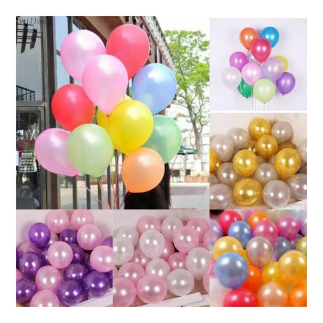 Jual Balon metalik isi 25pcs | Shopee Indonesia