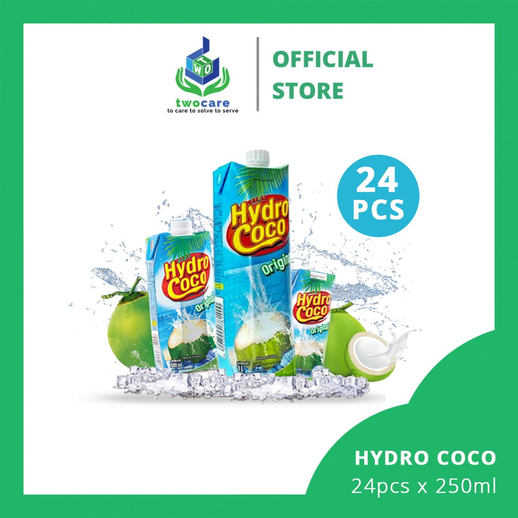Jual Hydro Coco Original 250ml Air Kelapa Hydrococo 1 Dus Isi 24 PCS ...