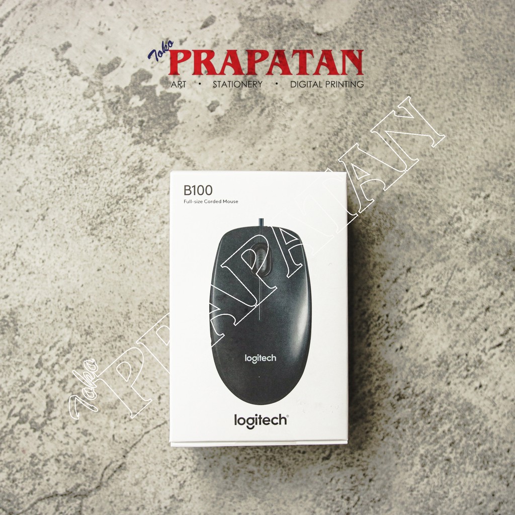 Jual Mouse Logitech B100 / Full Size Corded Mouse | Shopee Indonesia