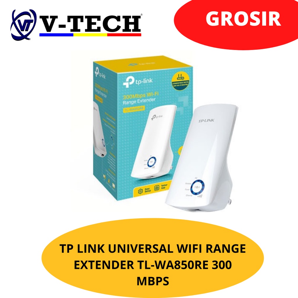 Jual TP LINK UNIVERSAL WIFI RANGE EXTENDER TL-WA850RE 300 MBPS | Shopee ...