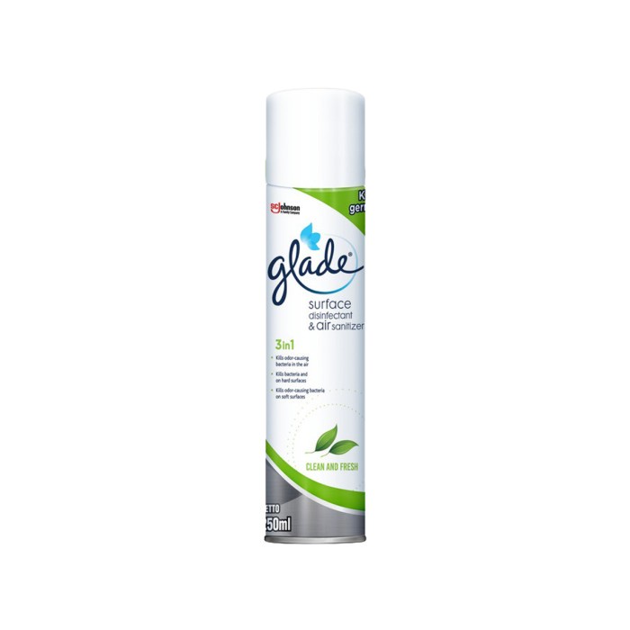 Jual GLADE DISINFECTANT CLEAN&FRESH 250ML | Shopee Indonesia