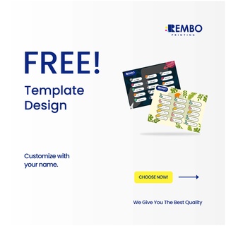 Jual STICKER NAMA ESTETIK / STIKER LABEL NAMA A5 / STIKER UNIK / STIKER ...