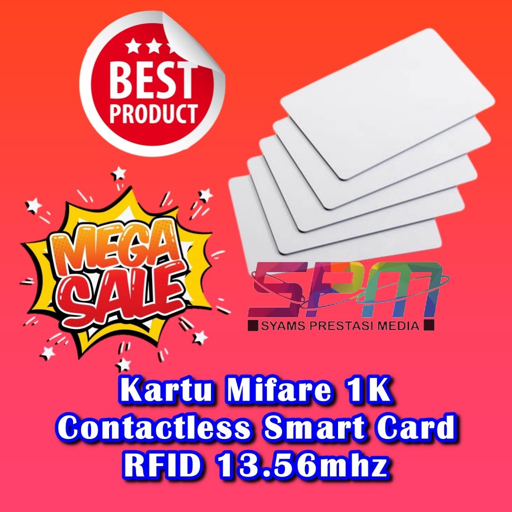 Jual Kartu Mifare 1K Contactless Smart Card RFID 13.56mhz 13,56mhz HARGA PER 10 PCS | Shopee ...
