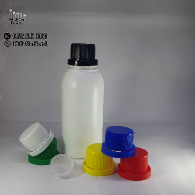 Jual Botol Labor 250 ml / Botol Agro 250 ml / Botol Pupuk / Botol Pestisida / Botol Oli / Botol ...
