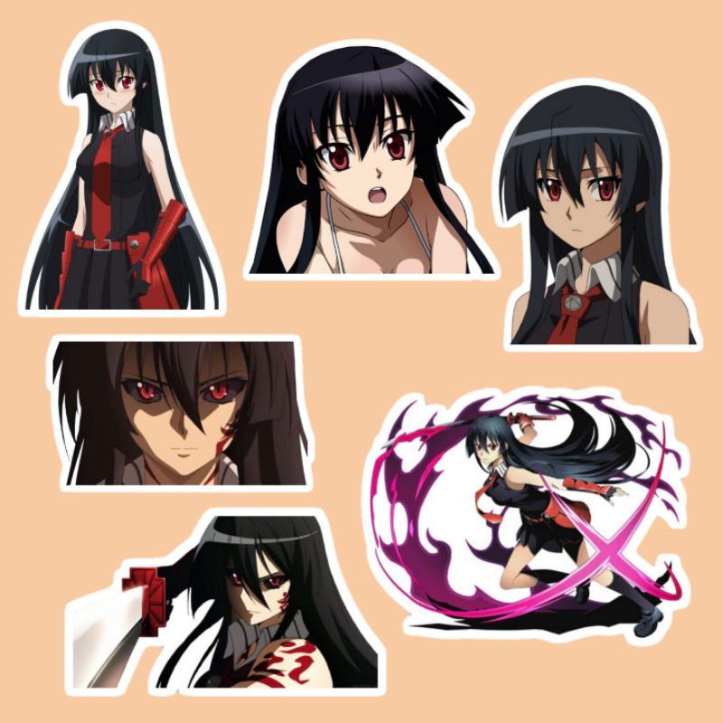 Sticker Anime Akame ga kill Sticker Akame stiker akame ga kill Akame ...