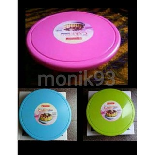 Jual Cake tray maspion/meja putar/baki kue/nampan cake + pisau pengoles ...