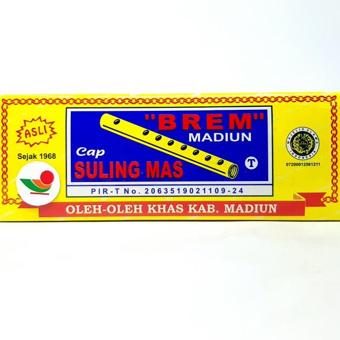Jual Suling Mas Brem Asli Isi 3 Btg | Cap Tongkat Mas Khas Madiun Halal ...