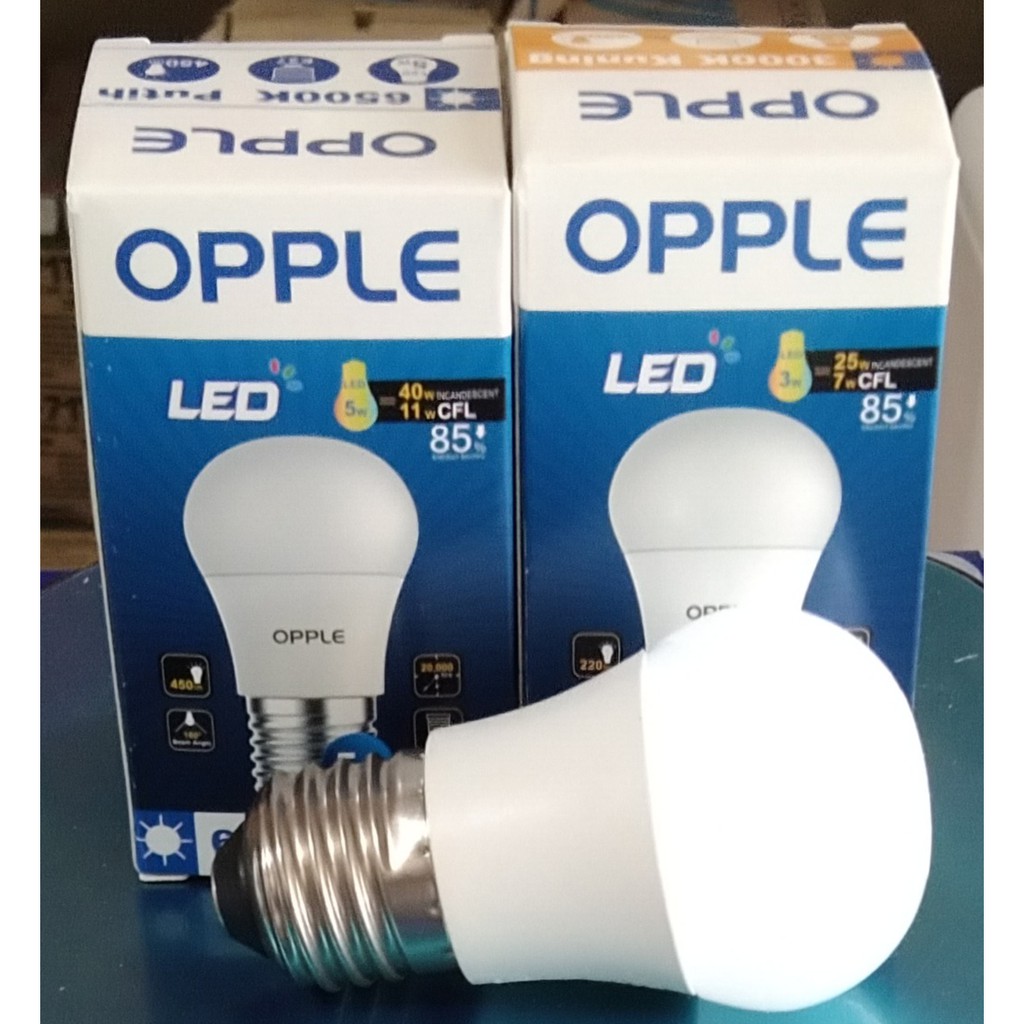 Jual Lampu LED bulb Opple 3W -5W | Shopee Indonesia
