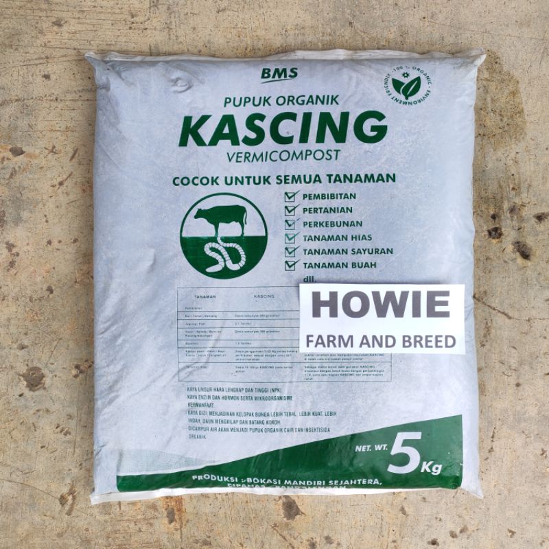 Jual Media Tanam Kascing Vermicompost Pupuk Subur Tanaman | Shopee ...