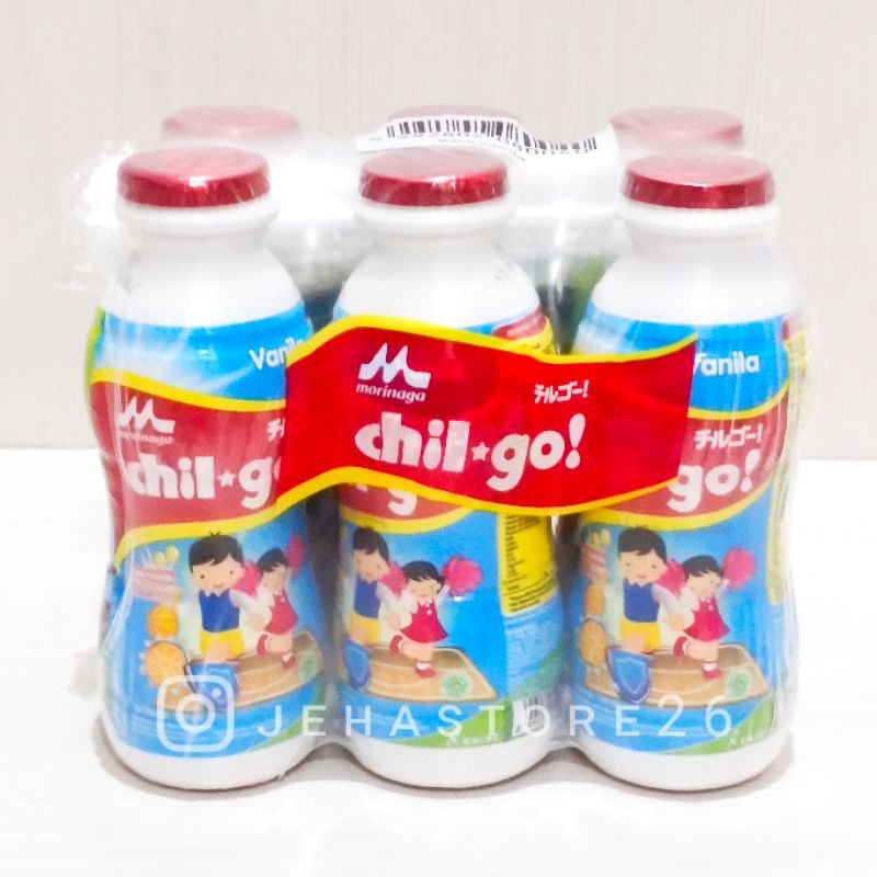 Jual [ SUSU UHT ] Morinaga Chil Go Botol 140mL Vanila ( 1 Pack isi 6pcs ) | Shopee Indonesia