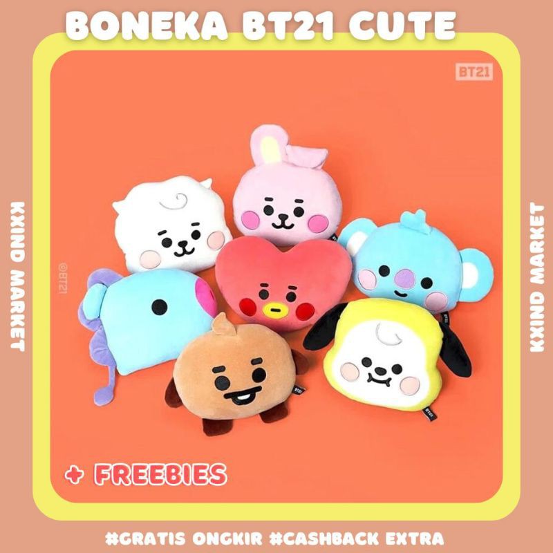 Jual Boneka BTS BT21 / Plush BTS / BTS merchandise / BTS DOLL / BT21 ...