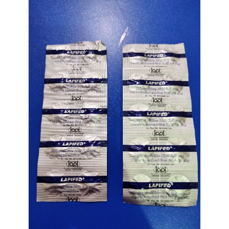 Jual Lapifed Tablet 1 Strip | Shopee Indonesia