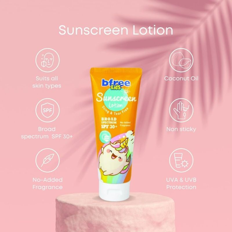 Jual Bfree Kids Sunscreen Lotion Daily Sunblok Anak Spf 30++ | Shopee ...
