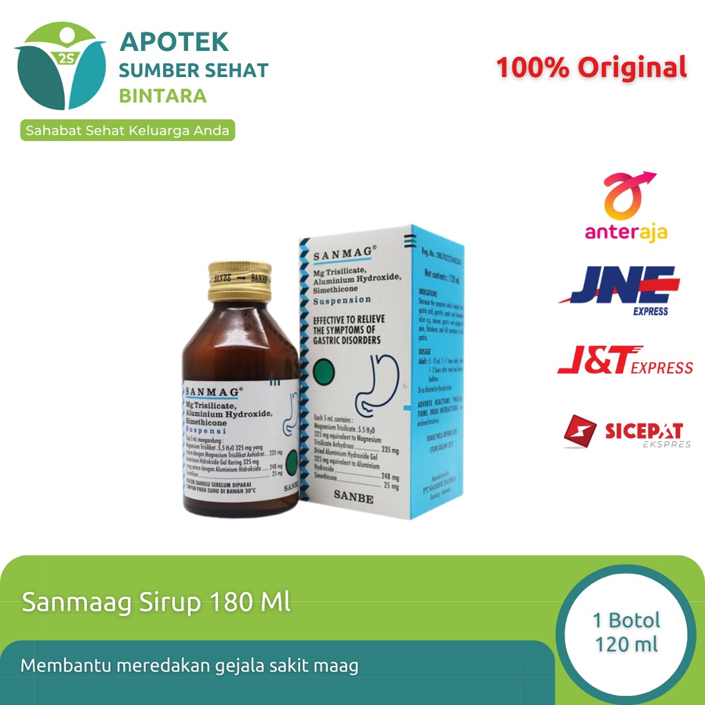 Jual Sanmag Sirup 120 ml | Shopee Indonesia