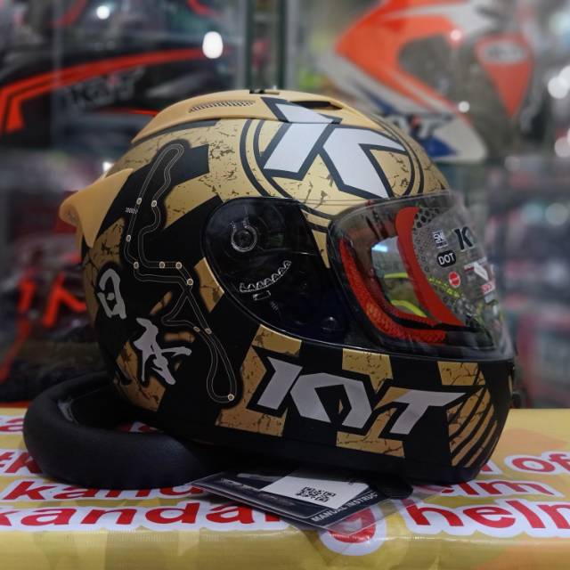 Jual KYT RC7 SERI 17 VARIAN WARNA HELM FULL FACE | Shopee Indonesia