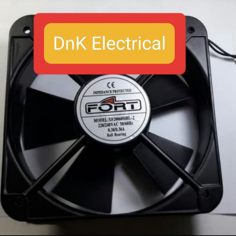 Jual Axial Blower Fan Exhaust 8"inch/8" Model Ball Bearings Merk FORT ...