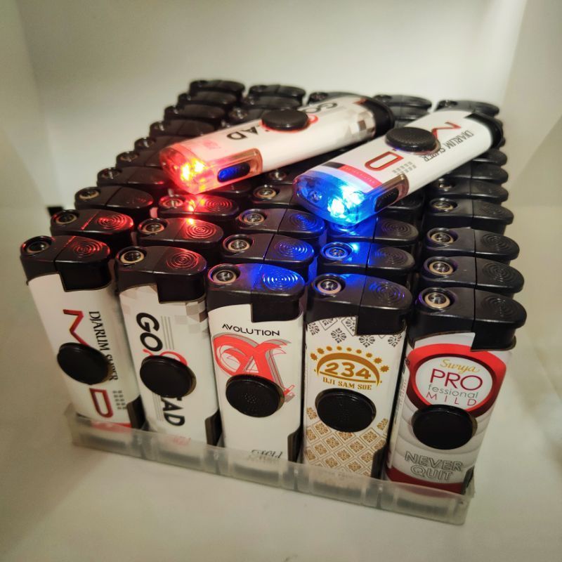 Jual korek api/korek api bara G2000/korek spinner+lampu/korek | Shopee ...