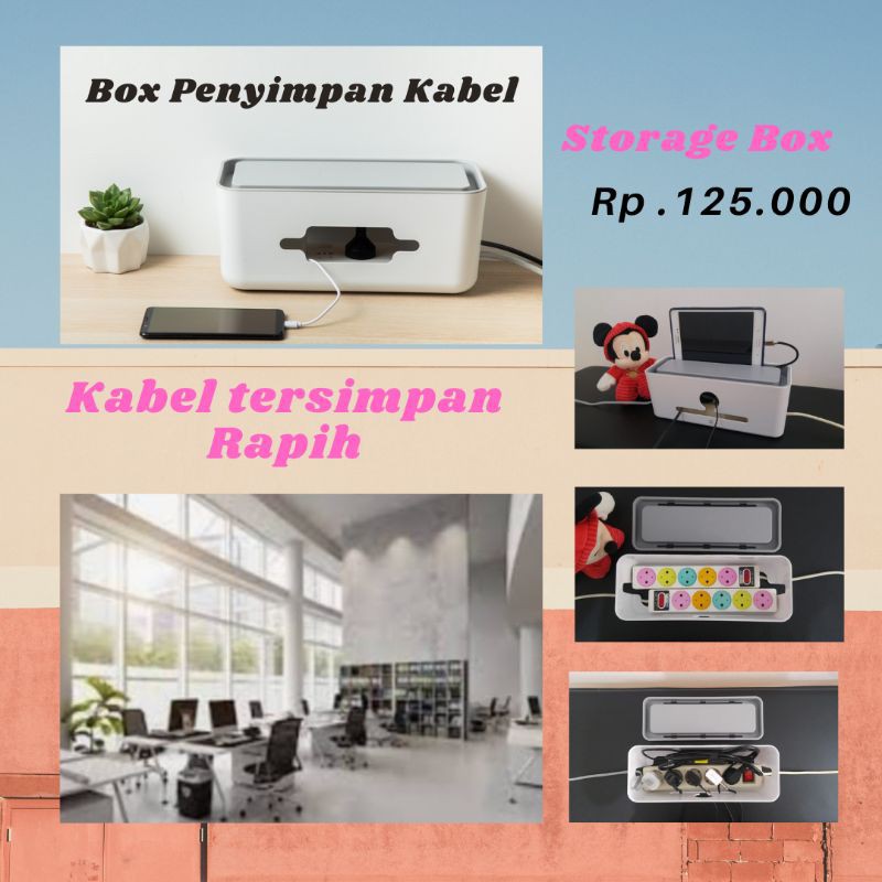 Jual Kotak Kabel Listrik/Tempat Stop Kontak/ Power Socket Cable ...