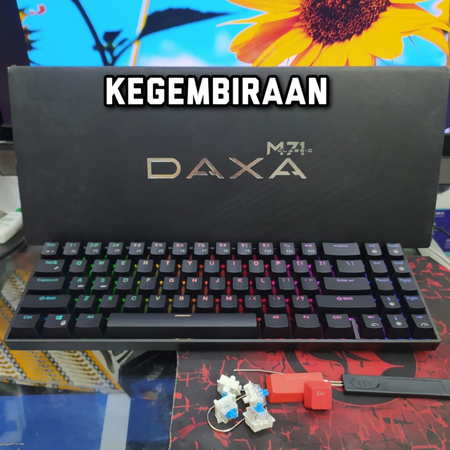 Jual Rexus Daxa M71 Classic / Klasik Mechanical Keyboard Gaming ...