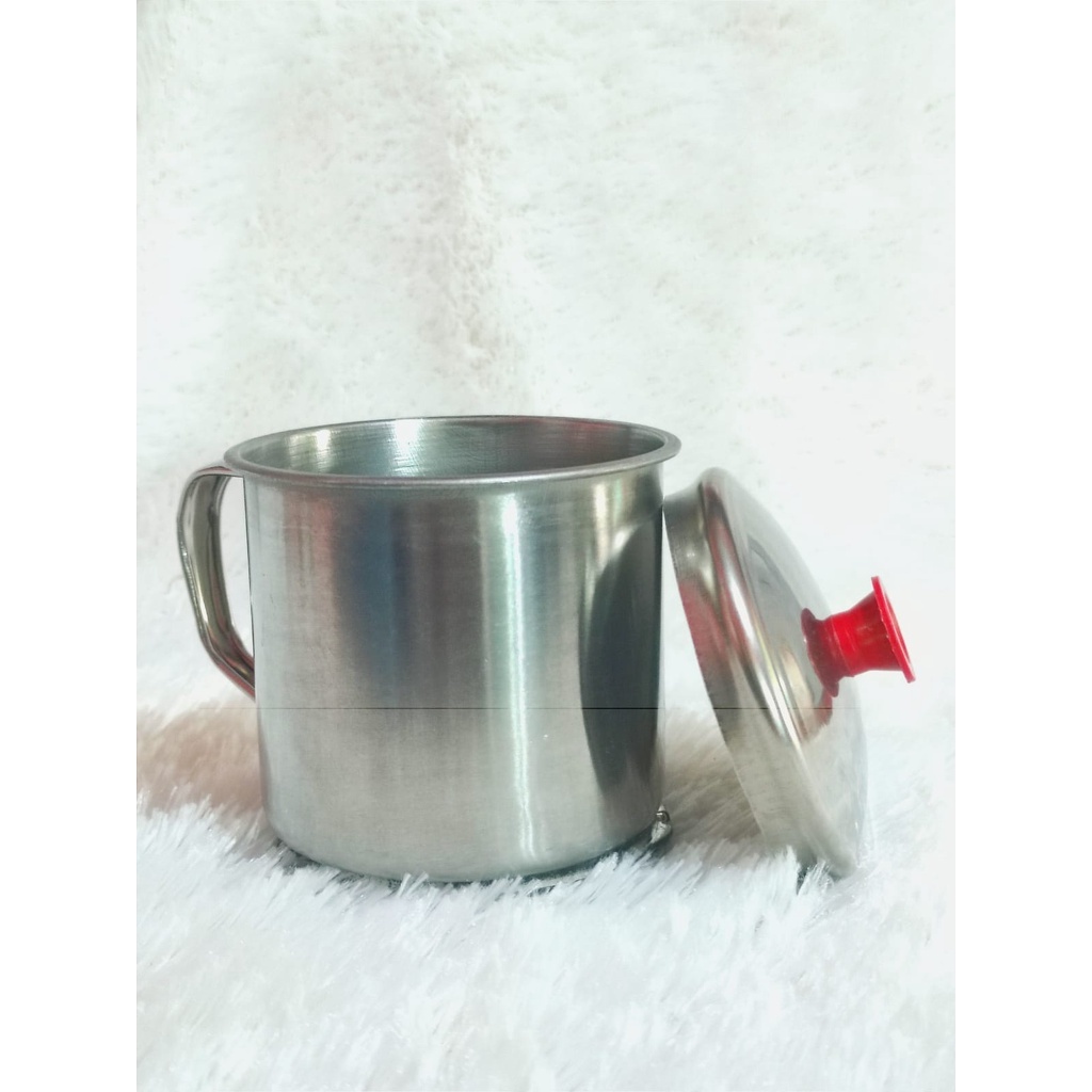 Jual Cangkir Stainless Cangkir Kopi Gelas Seng Mug Gelas Cangkir Mini ...