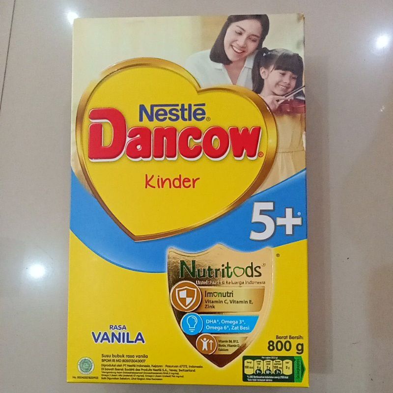 Jual DANCOW 5+ VANILLA 800GR(KEMASAN BARU) | Shopee Indonesia