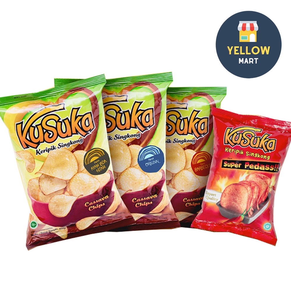 Jual Kusuka Keripik Snack Variasi Rasa Ayam Lada Hitam, BBQ, Keju Bakar ...