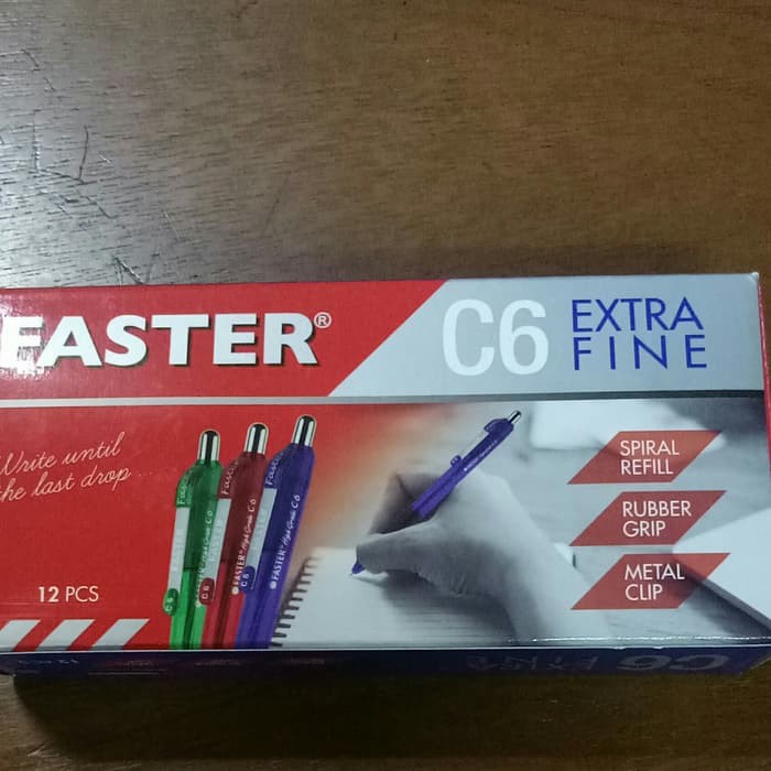 Jual PULPEN FASTER C6/PULPEN FASTER CETEK CETEK(HITAM-BIRU) | Shopee ... Jual PULPEN FASTER C6/PULPEN FASTER CETEK CETEK(HITAM-BIRU) | Shopee ...