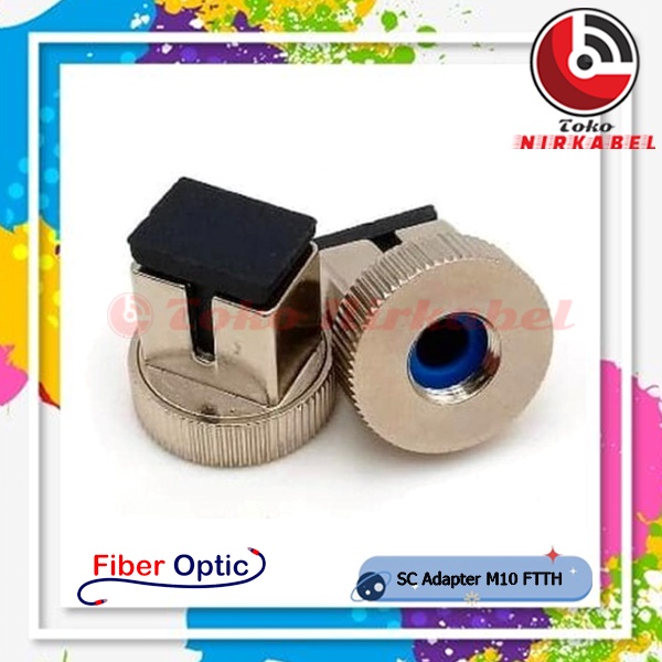 Jual Fiber Optic SC Adapter M10 untuk OPM OLS OTDR |SC Adapter M10 FTTH ...