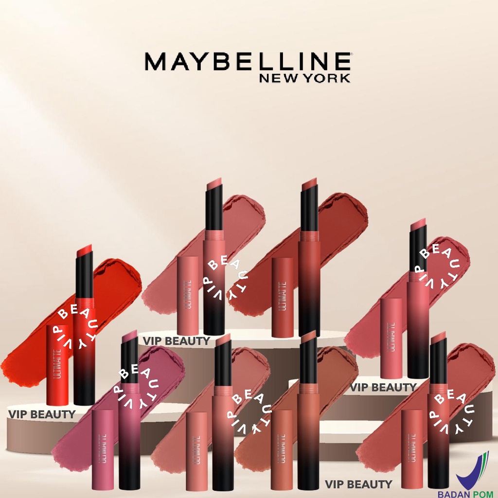 Jual MAYBELLINE Ultimate Color Sensational Slim Matte Lipstick (Produk ...