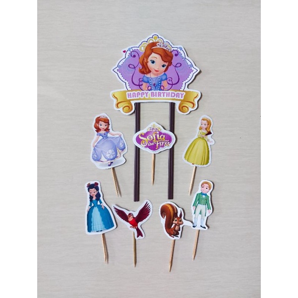 Jual TOPPER SOFIA / CAKE TOPPER SOFIA / TOPPER KUE SOFIA / TOPPER ...