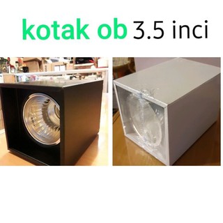 Jual Downlight Outbow Kotak 3.5 inch + Fitting E27 ( Hitam Atau Putih ...