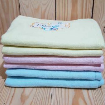 Harga Handuk Bayi 60x110 cm Handuk Baby Lembut Ivory BORDIR / SABLON ...