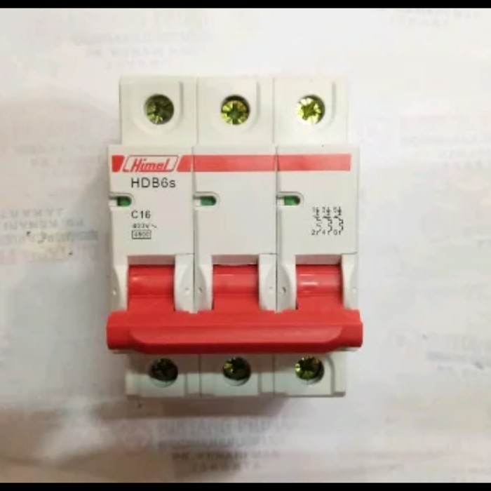 Jual MCB 3P / 3 Phase 1A - 63A 4.5Ka merk Himel SNI | Shopee Indonesia