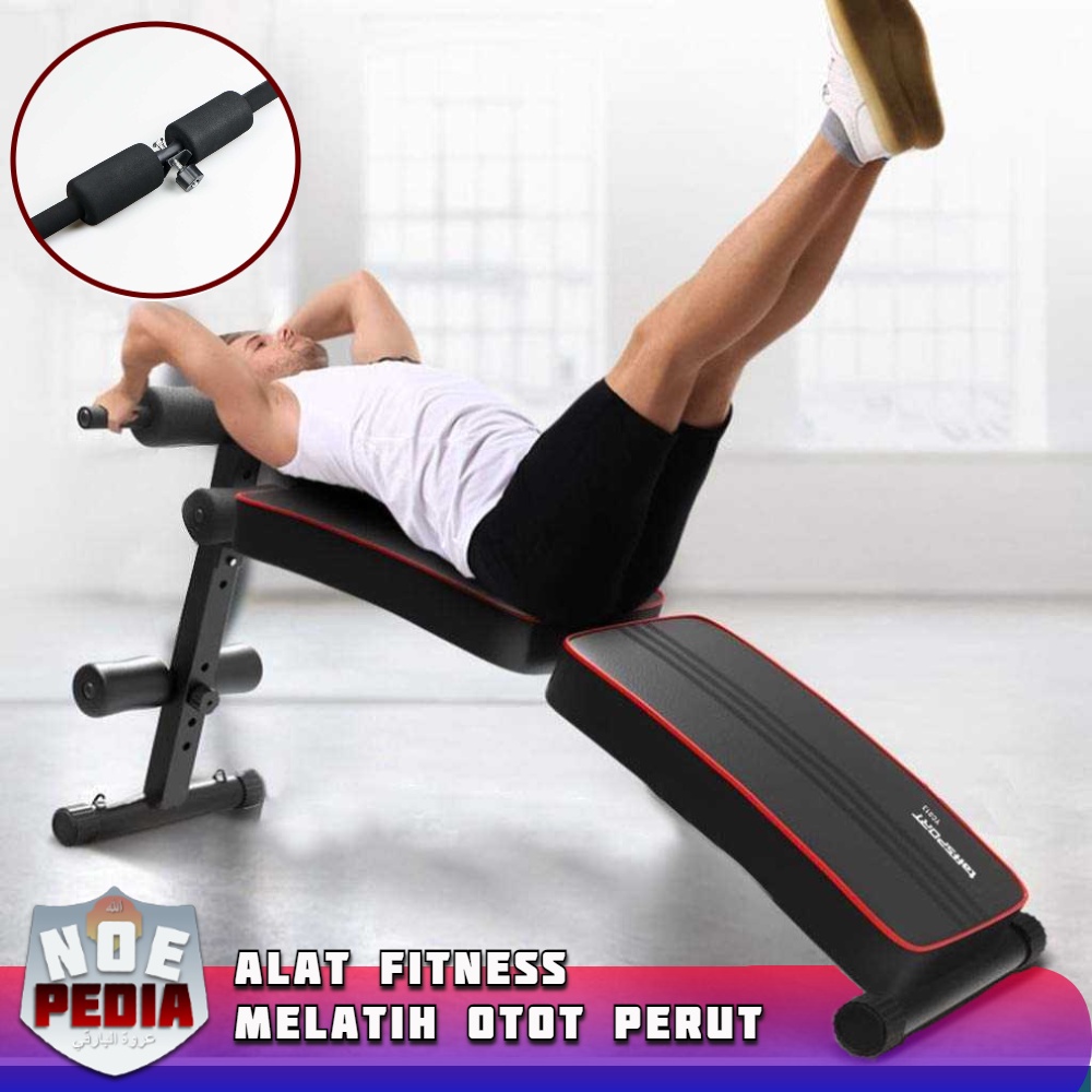 Jual Alat Gym Fitness Bench Press Kursi Olahraga Sit Up Workout Otot ...