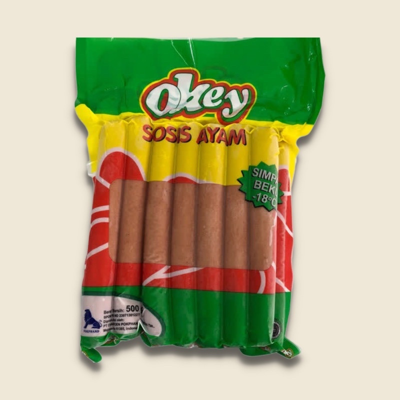 Jual Sosis Ayam “Okey” (500gr dan 1 kg) (15 pcs) | Shopee Indonesia