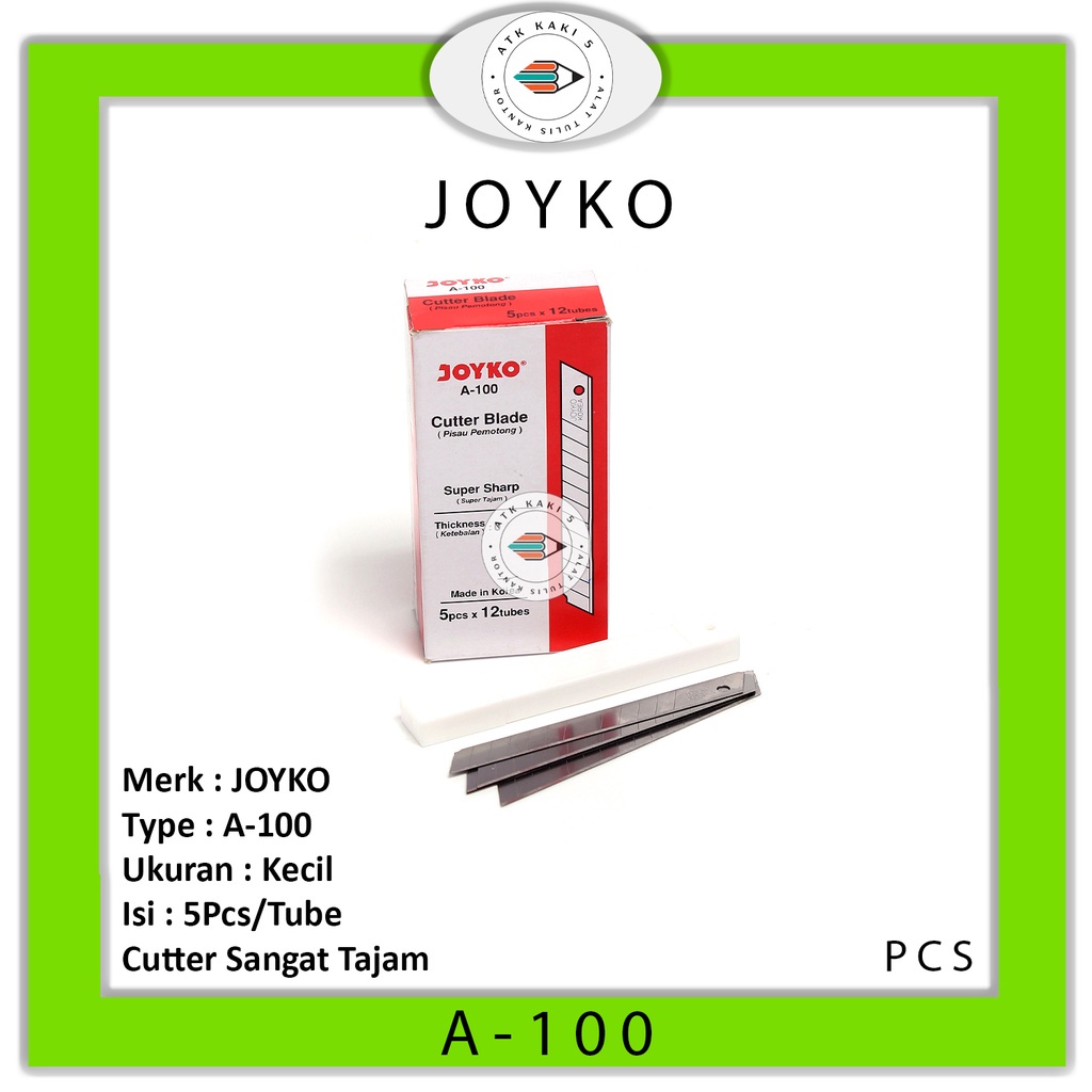 Jual JOYKO - Refill Isi Cutter A-100 - TUBE | Shopee Indonesia