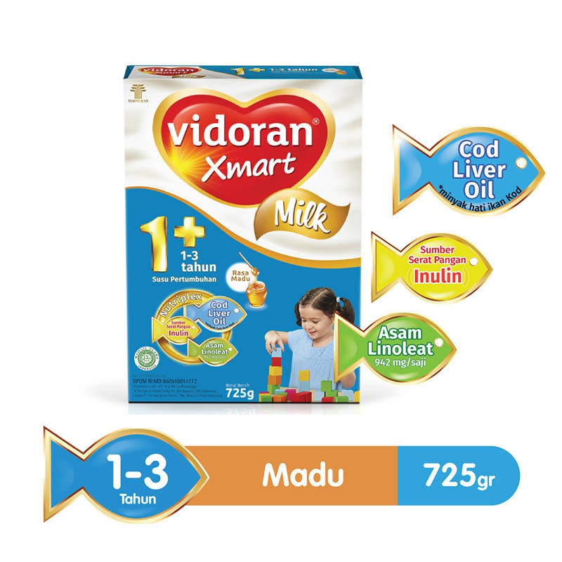 Jual VIDORAN 1+ MADU 725G | Shopee Indonesia