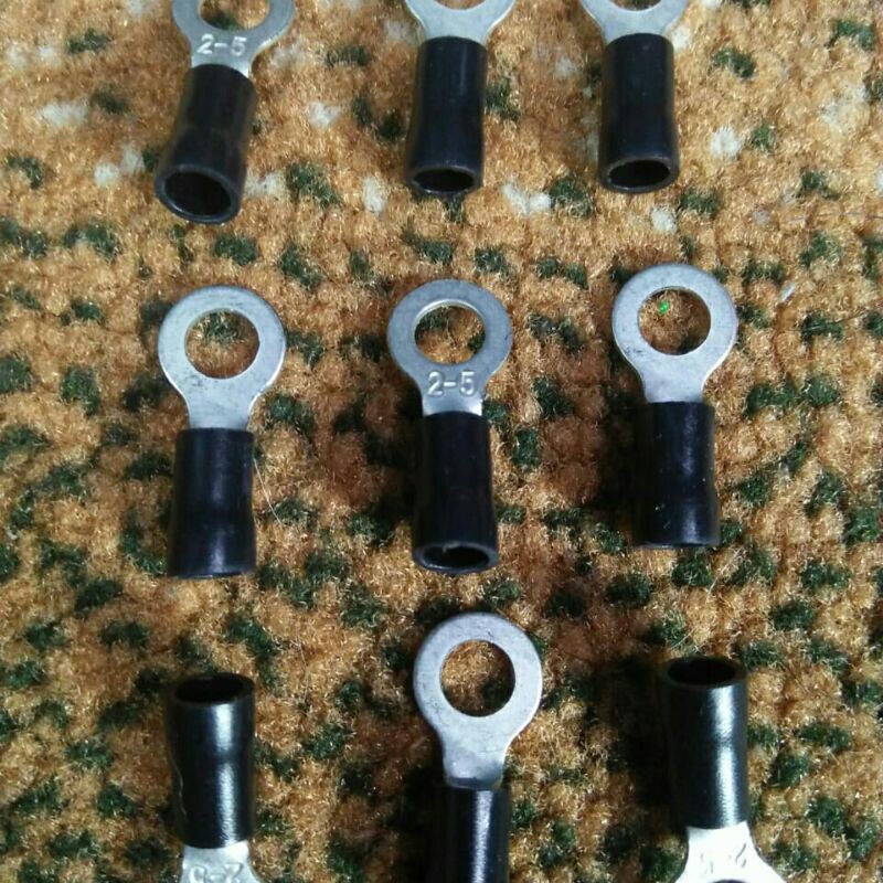 Jual Skun bulat O ring hitam silver VF 2-5 BK - soket Konektor socket ...