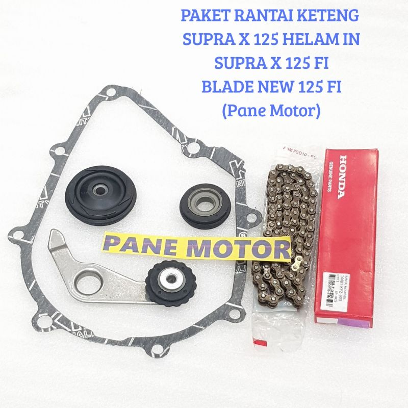 Jual RANTAI KETENG SET + PAKING SUPRA X 125 FI BLADE NEW 125 F1 SUPRA X ...