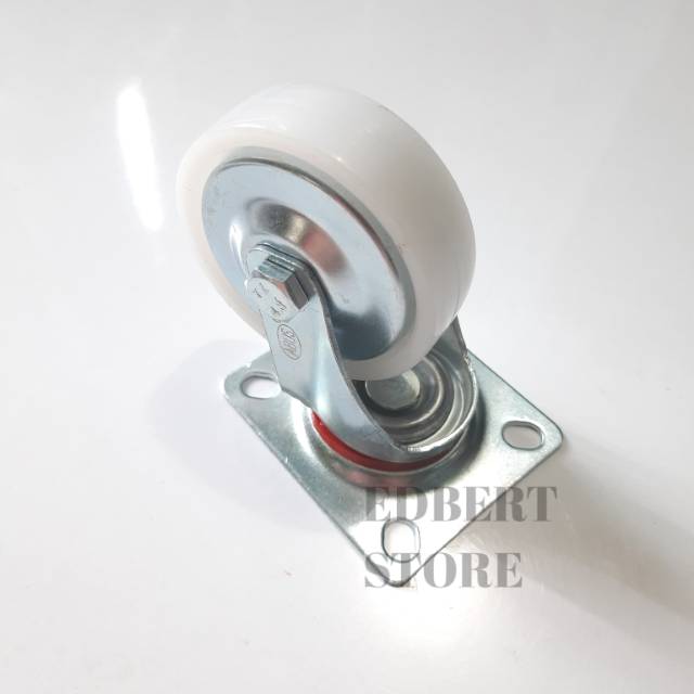 Jual Roda Nilon 3 inch Hidup / Roda Nylon Trolley Etalase Gerobak ...