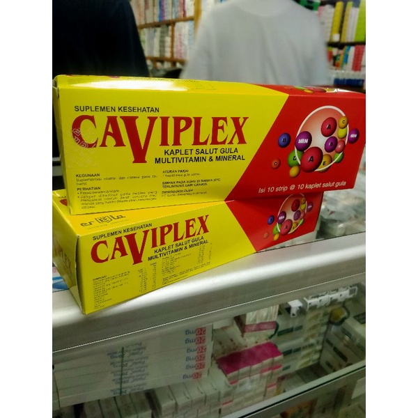 Jual caviplex box 100 tablet multivitamin Indonesia|Shopee Indonesia