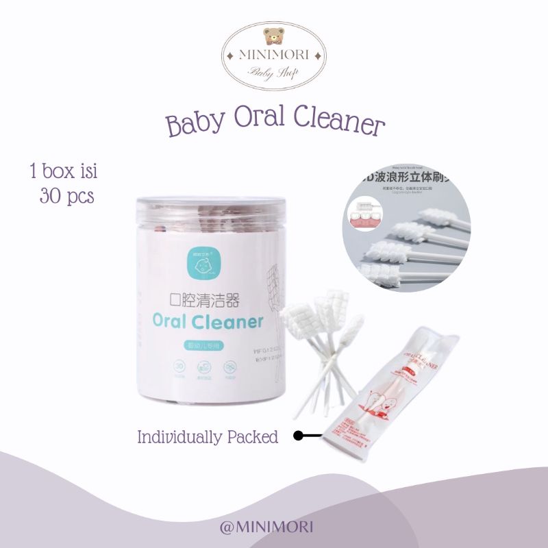Jual Baby Oral Cleaner isi 30 pcs | Kain Kasa Batang Pembersih Mulut ...