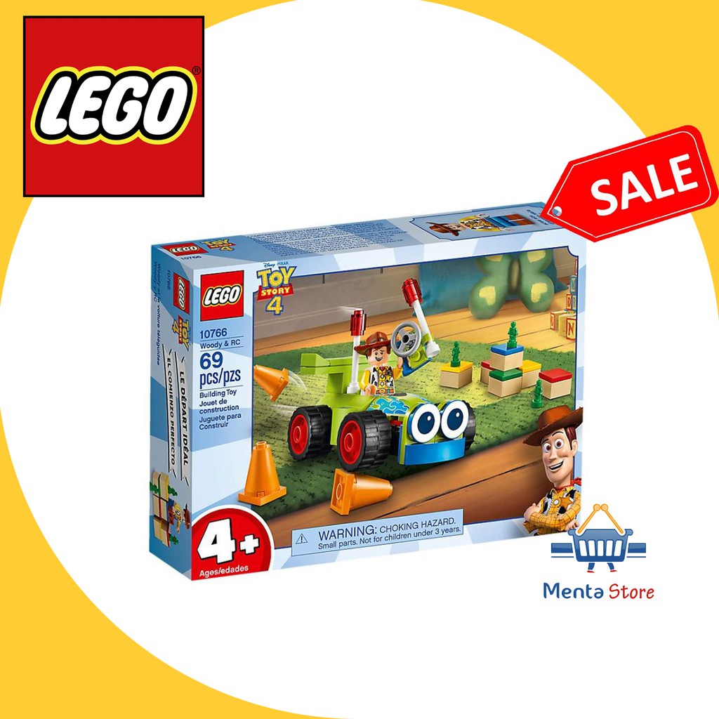 Jual LEGO Toy Story 4 Woody & RC Disney Pixar 10766 Movie Original ...