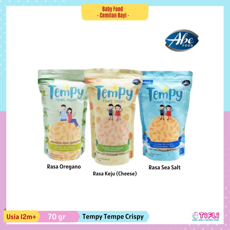 Jual Tempy Crispy Abe Food | Tempe Crispy | 70gr |12m+ | Snack Anak ...