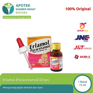 Jual Erlamol Drop Obat Demam Anak 15 ml | Shopee Indonesia