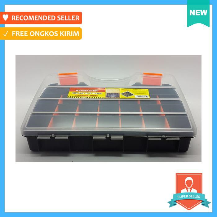 Jual rak komponen mini / mini box plastik / tempat baut / toolbox kecil ...